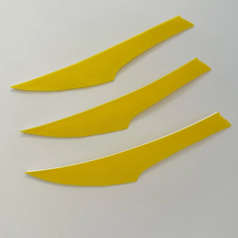Желтые оперения для стрел King Shape, 4 дюйма