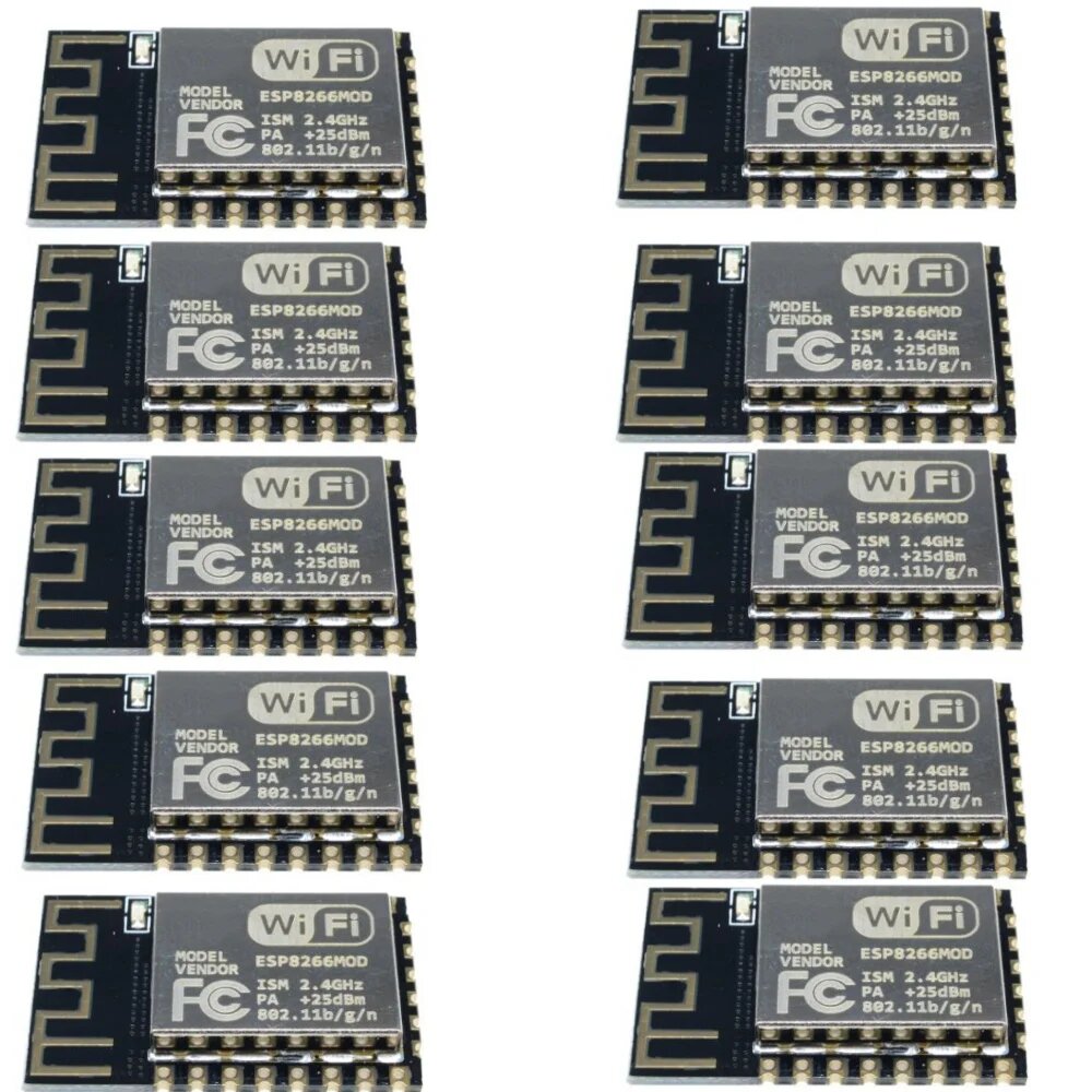 10шт ESP8266 ESP-12F модуль WiFi