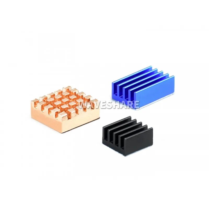 Набор радиаторов Waveshare PI4-HEATSINK-SET для Raspberry Pi 4B/3B+