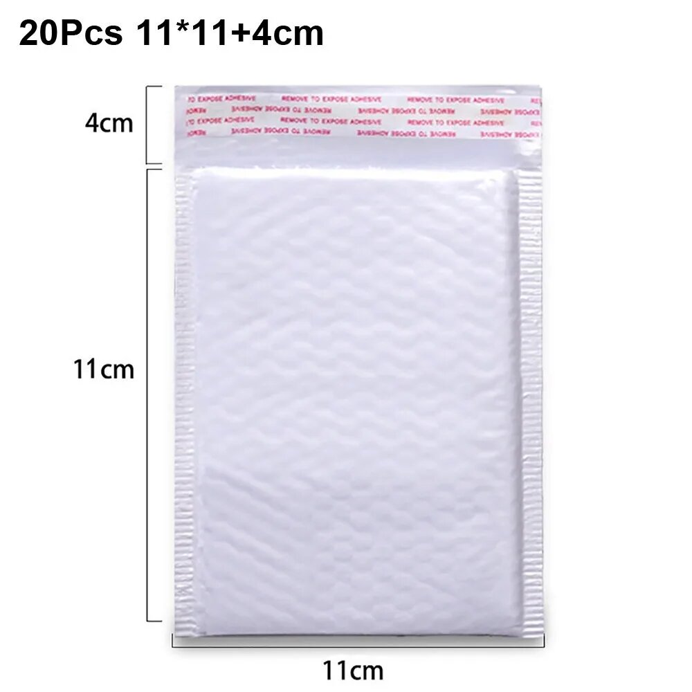 Водонепроницаемые самозаклеивающиеся конверты для упаковки 20Pcs 11x11-4cm