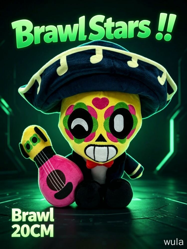 Мягкая Игрушка Бравл Старс Kit 20CM/Brawl Stars plush Toys/Детские подарки