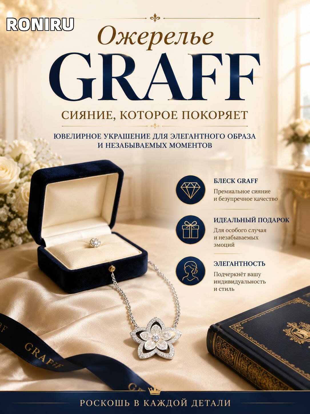 Ожерелье GRAFF, ювелирное украшение для создания элегантного образа и стильный подарок на особый случай