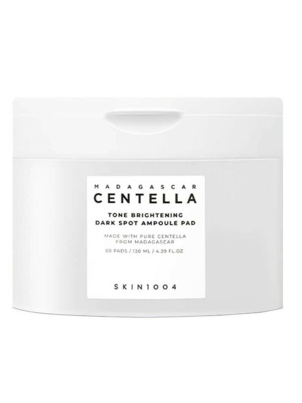 Осветляющие пэды с центеллой Skin1004 Madagascar Centella Tone Brightening Dark Spot Ampoule Pad, 60 шт