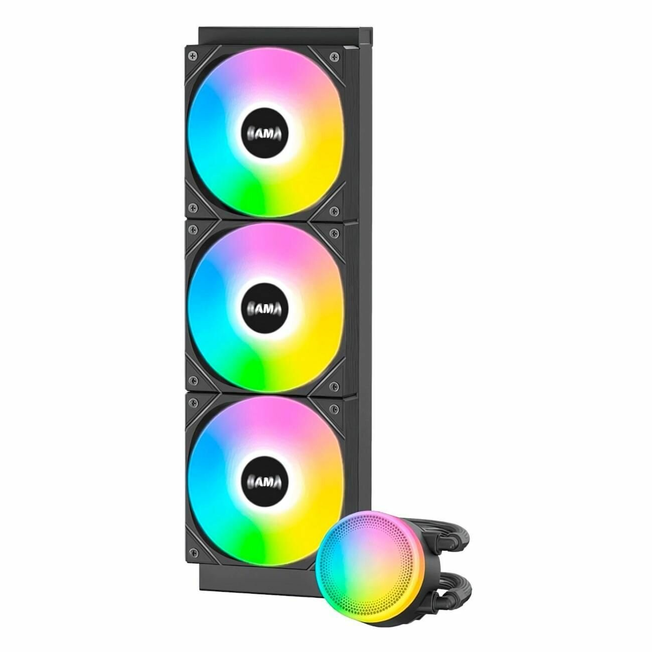 Жидкостная система охлаждения SAMA L60 Black (L60-BKWAYXO3-G)