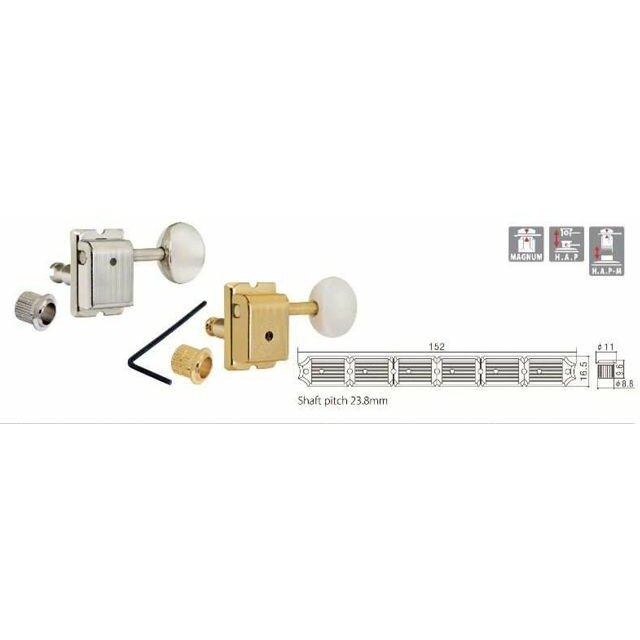 Колок для гитары Gotoh SD91-05M-N- L6