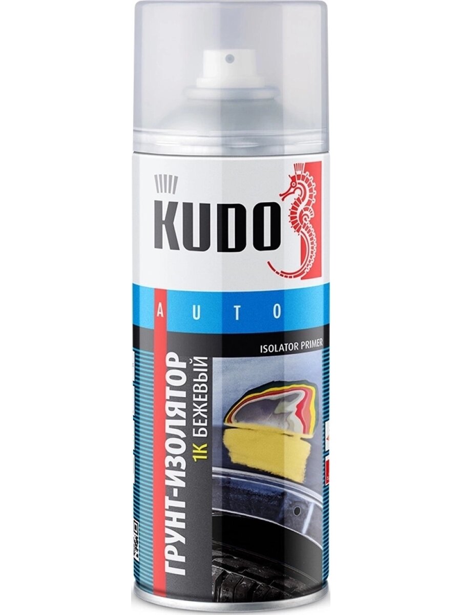 Грунт изолятор универсальный 1К бежевый KUDO KU-2208 520мл