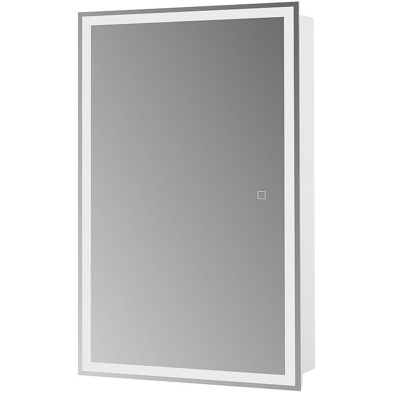 Зеркальный шкаф BelBagno 50 SPC-GRT-500 800-1A-LED-TCH с подсветкой Белый