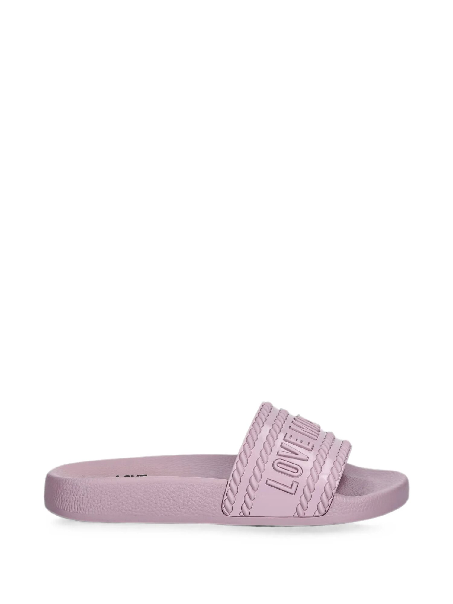 Шлёпанцы Logo-embossed rope-detail slides