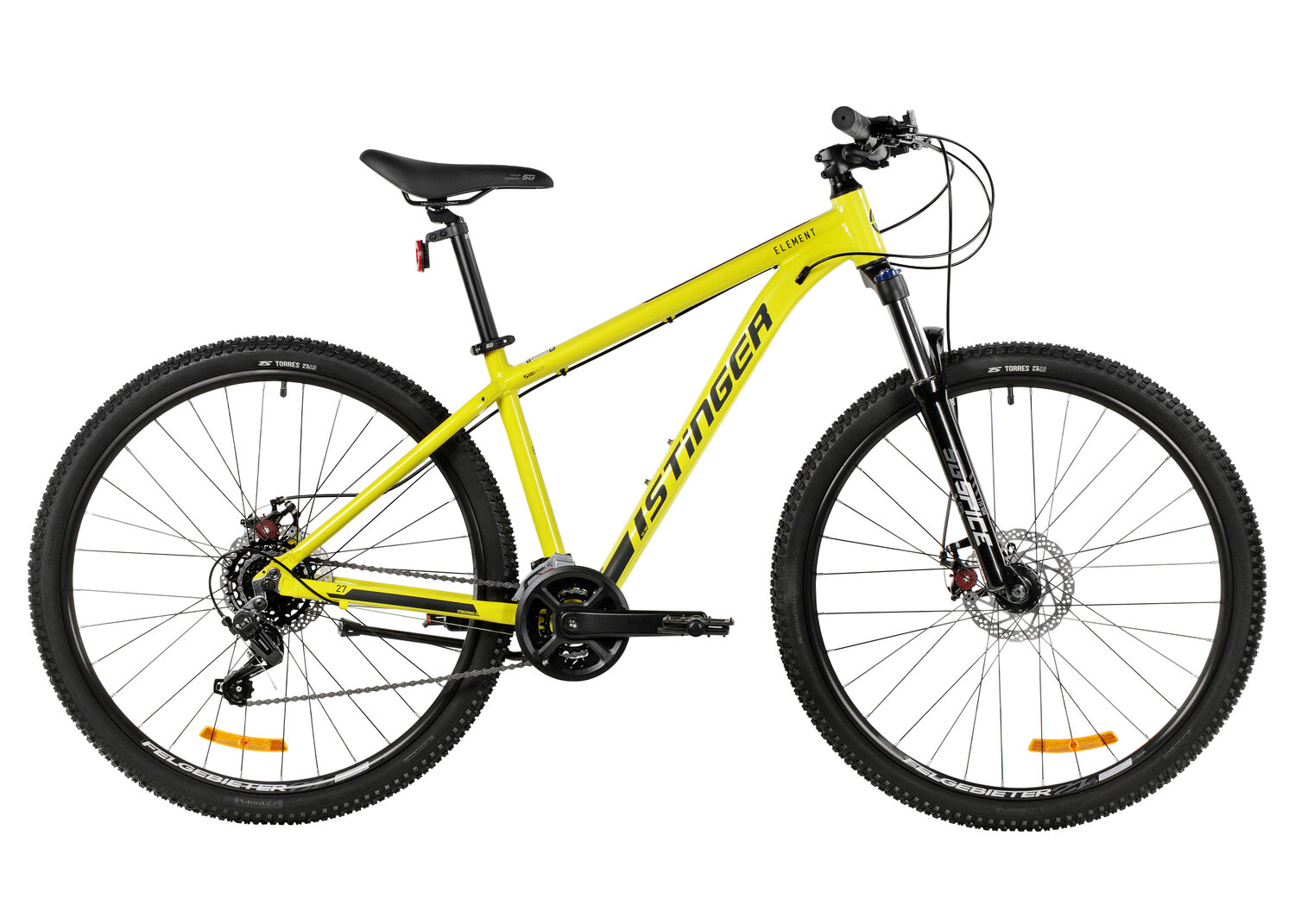 Велосипед Stinger Element 27.5 (2026), рама S (155-165 см), зеленый