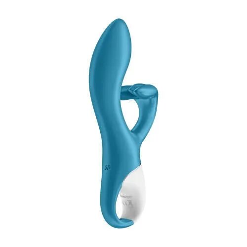 Вибратор кролик женский Satisfyer Embrace Me с тремя клиторальными отростками, бирюзовый