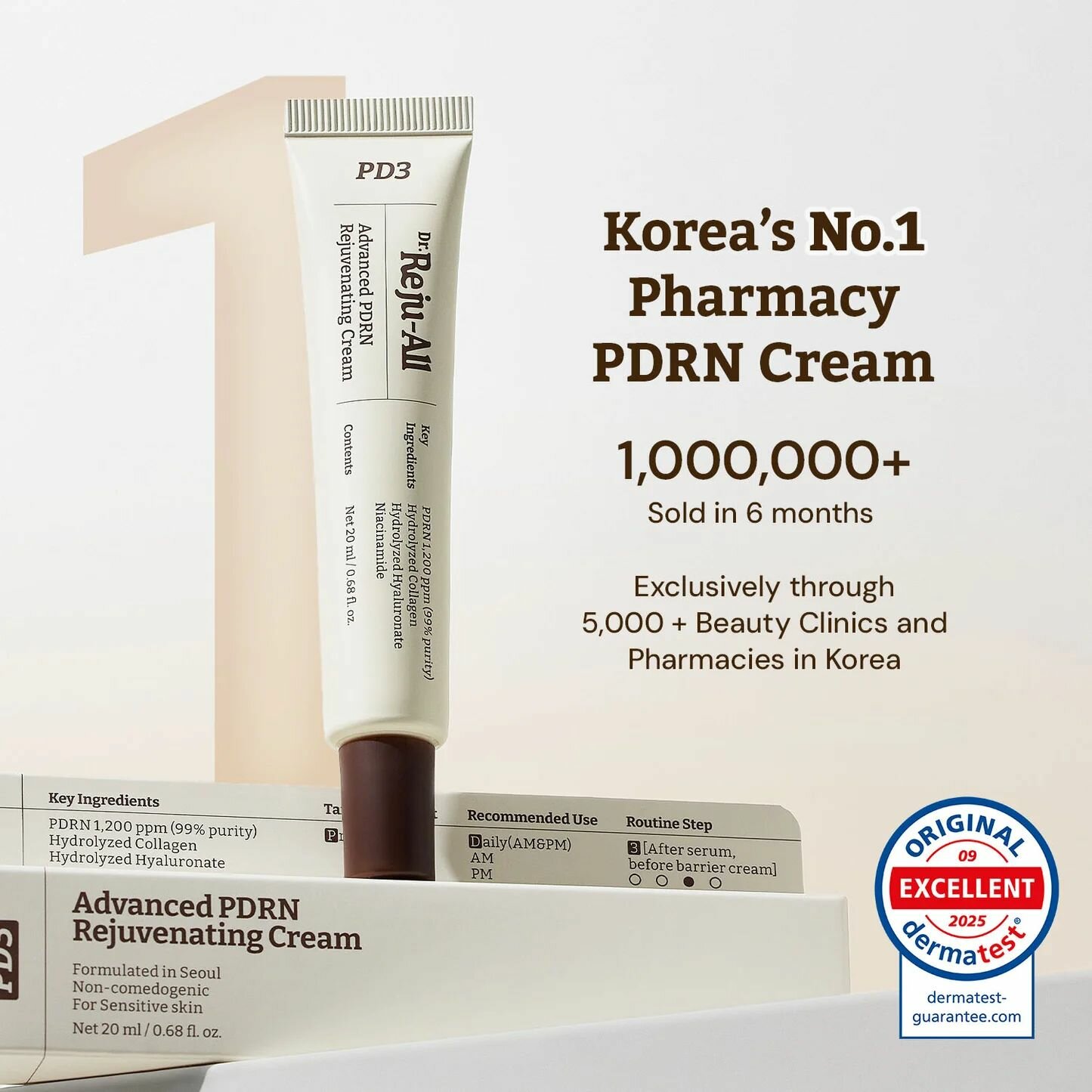 Dr. Reju-All обновлениеl крем Advanced PDRN Rejuvenating Cream 20мл