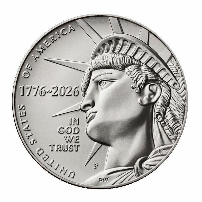 50 центов США 2026 г. Статуя Свободы двор P