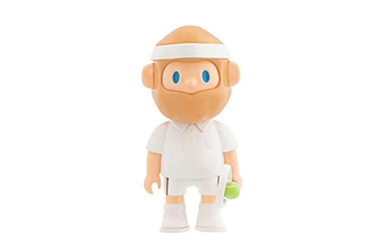 Коллекционные фигурки-сюрпризы унисекс FINDING UNICORN Farmer Bob Color Collection, Confirmed-White-Tennis Player (Open)