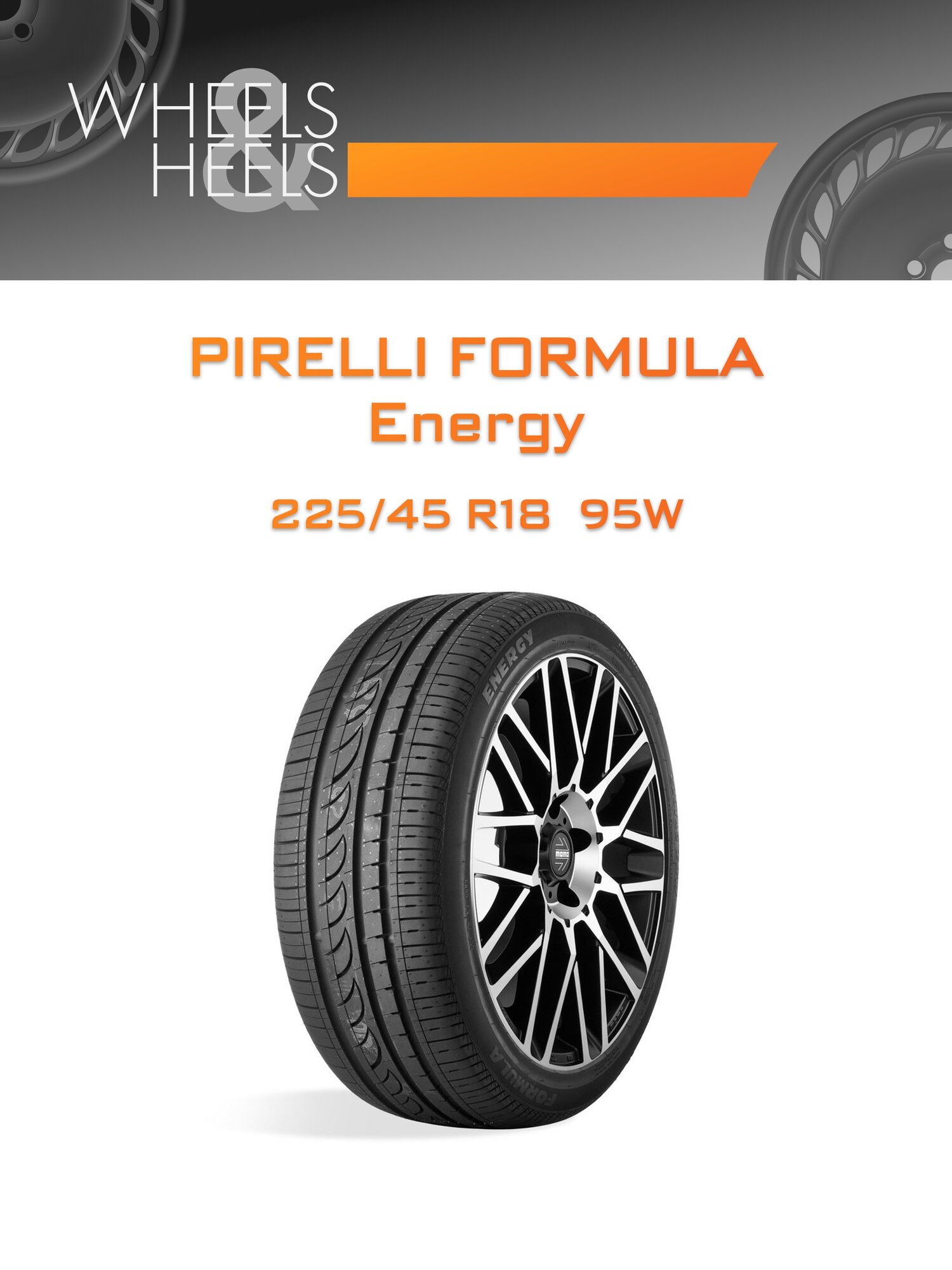Шина автомобильная Pirelli Formula Energy 225/45 R18 95W XL SUMMER, летняя, универсальная
