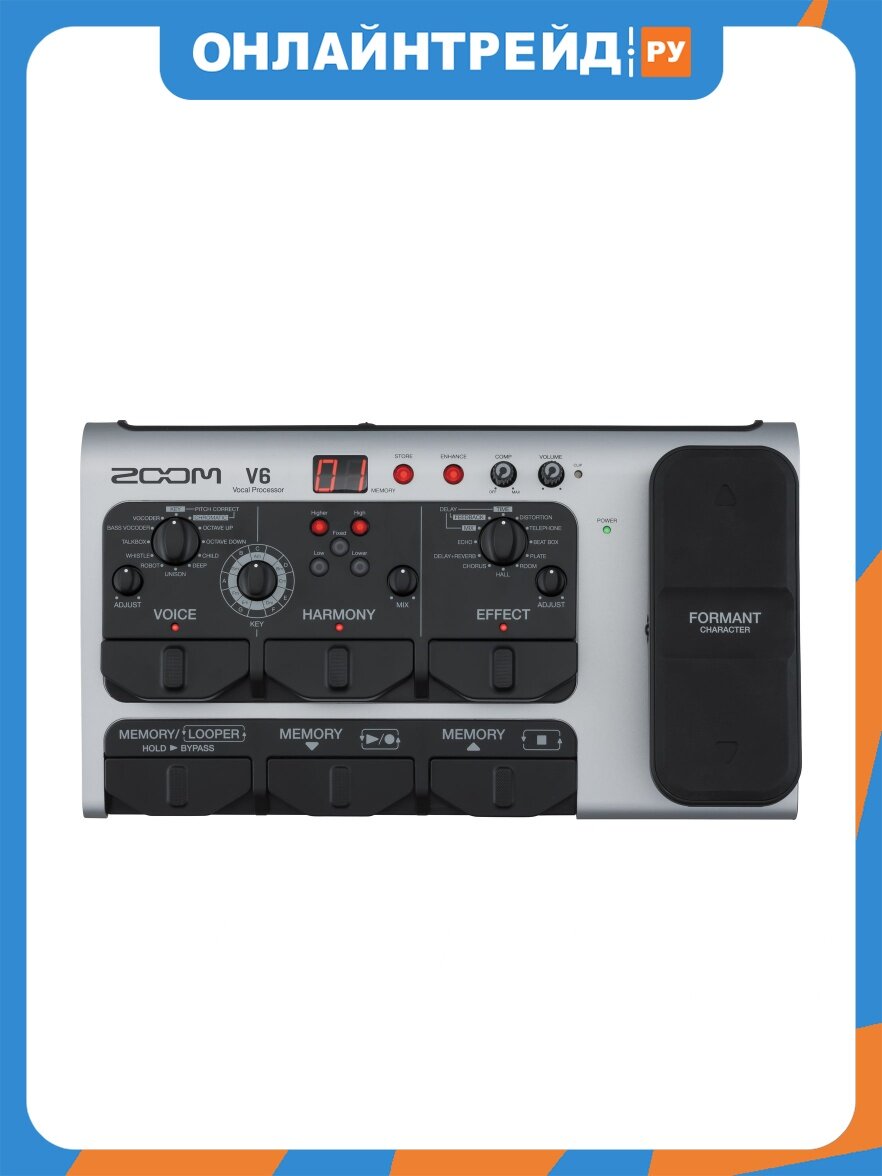 Вокальный процессор Zoom V6-SP