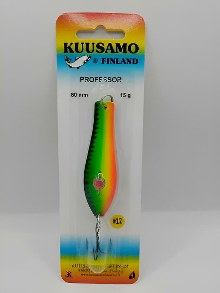 Блесна Kuusamo "Professor", 80 мм, 15 г, тройной крючок, на хищника