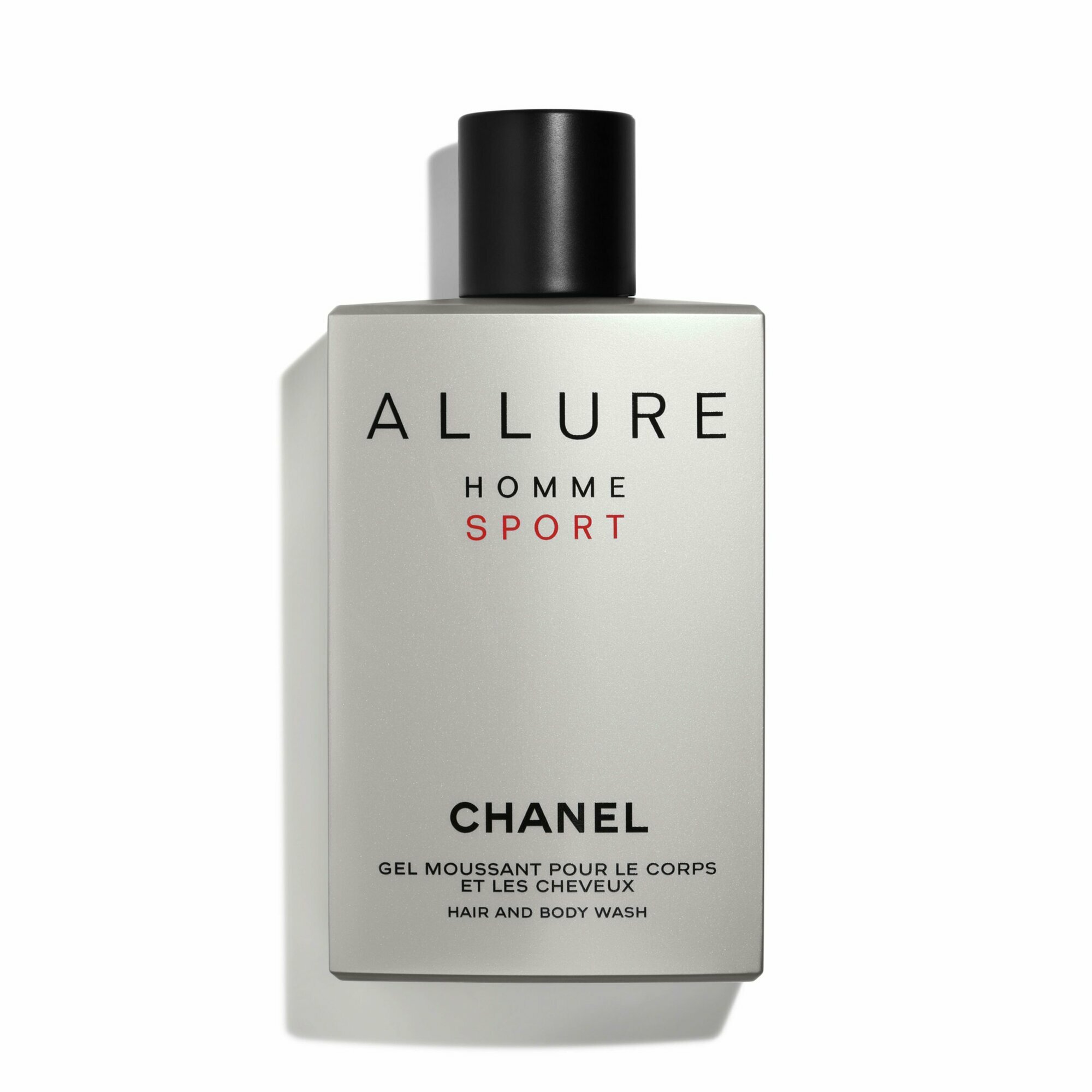 Chanel гель для душа Allure Homme Sport, древесно-фужерные ноты, 200 мл