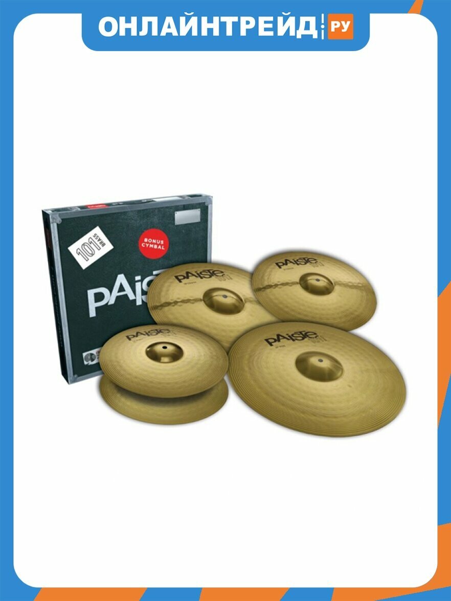 Комплект тарелок Paiste 101 Brass Universal Set (14"/16"/20"+14"), , 000014US14