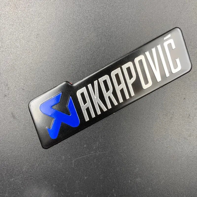 Наклейка Akrapovic, темно-синий, A128