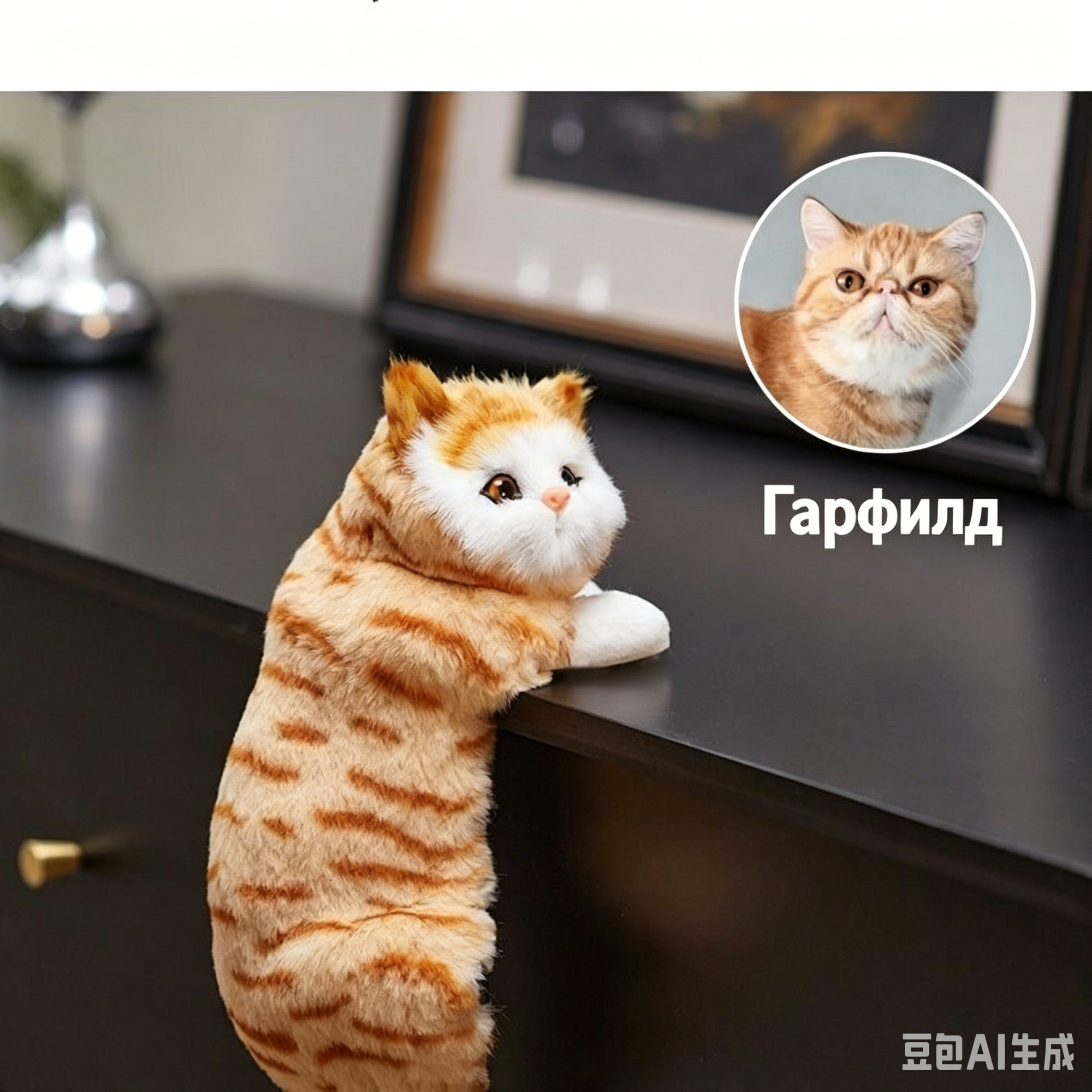 Висячая плюшевая кошка Милый кот телевизор висит кот гостиная маятник креативная кукла плюшевая игрушка ins подвеска