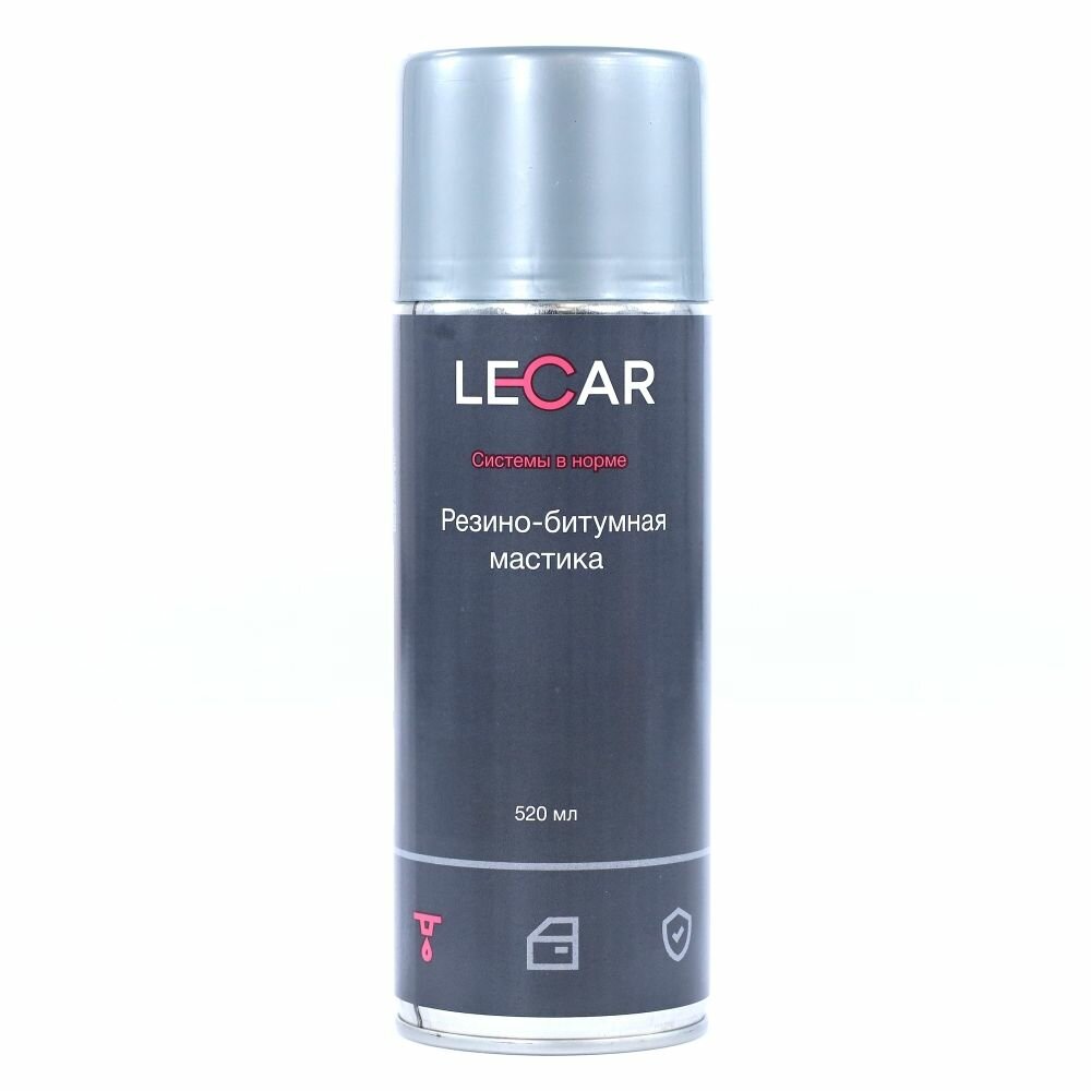 Мастика резино-битумная LECAR 520 мл (аэрозоль)
