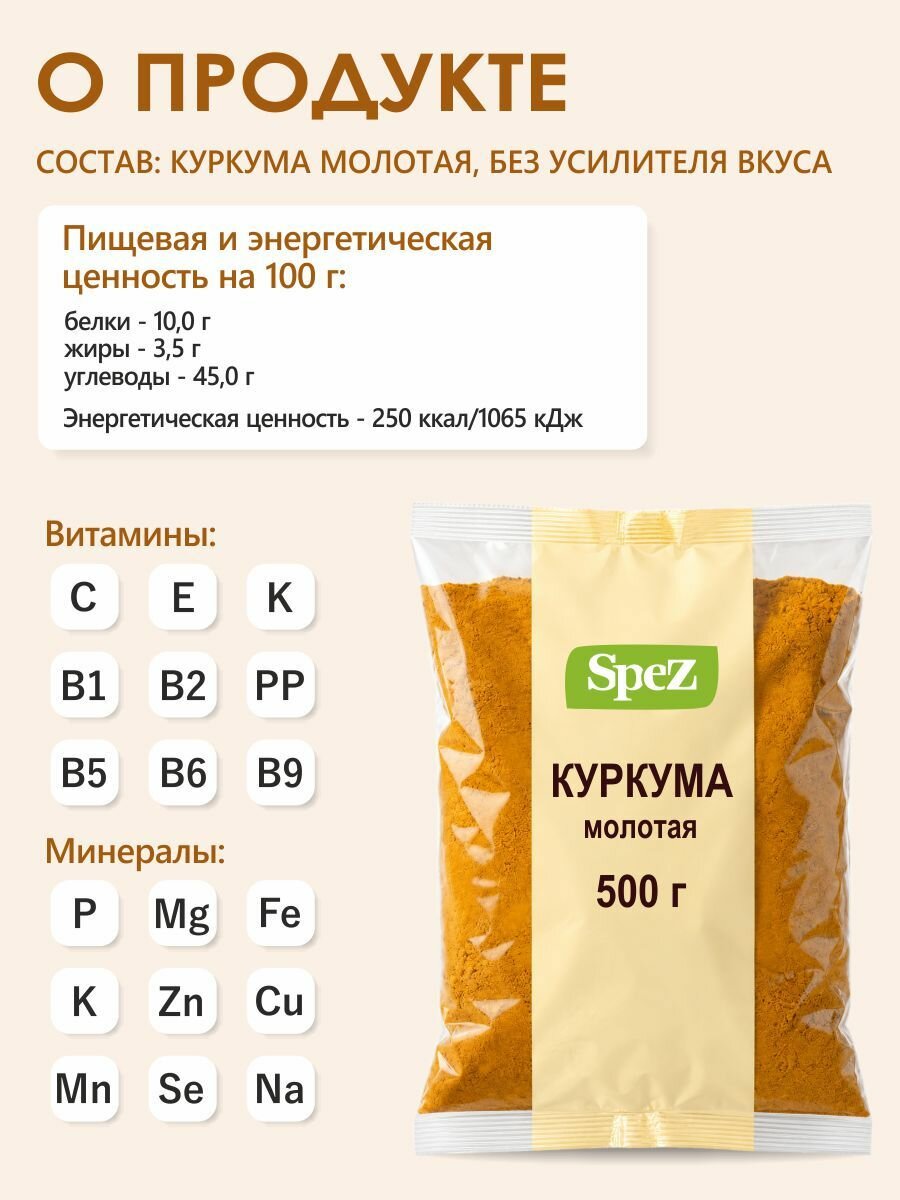 Куркума молотая — фото 1