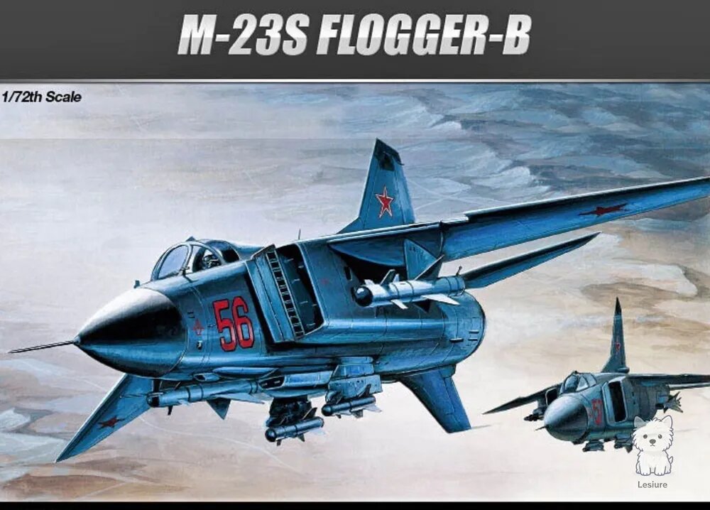 Academy 12445 1/72 MiG-23S Flogger-B сборная модель самолета