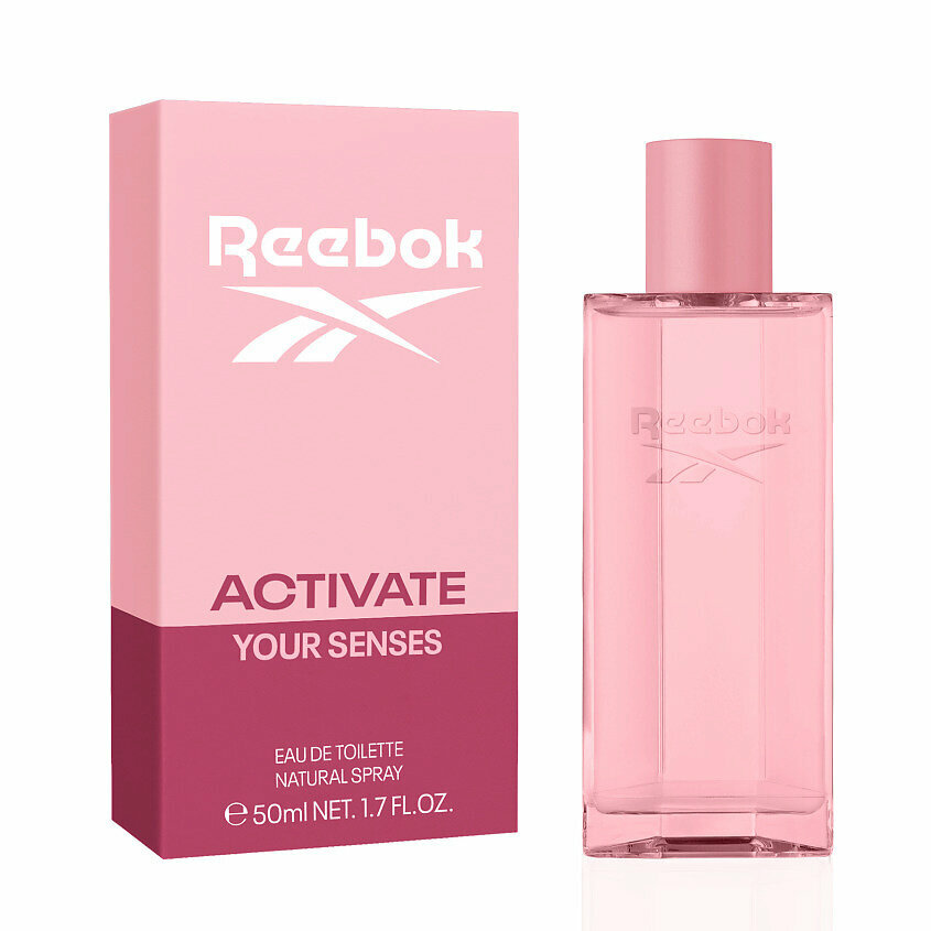 Туалетная вода Reebok "Activate your senses" Eau De Toilette, для женщин, 50 мл