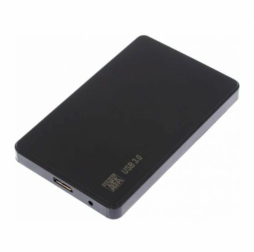 Бокс для жесткого диска 2,5" пластиковый USB 2.0 DM-2508 черный