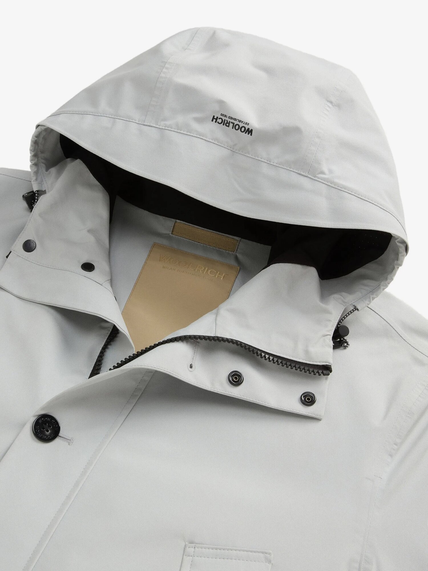 Парка Woolrich GTX Summer Parka, размер 50-52, серый — фото 1
