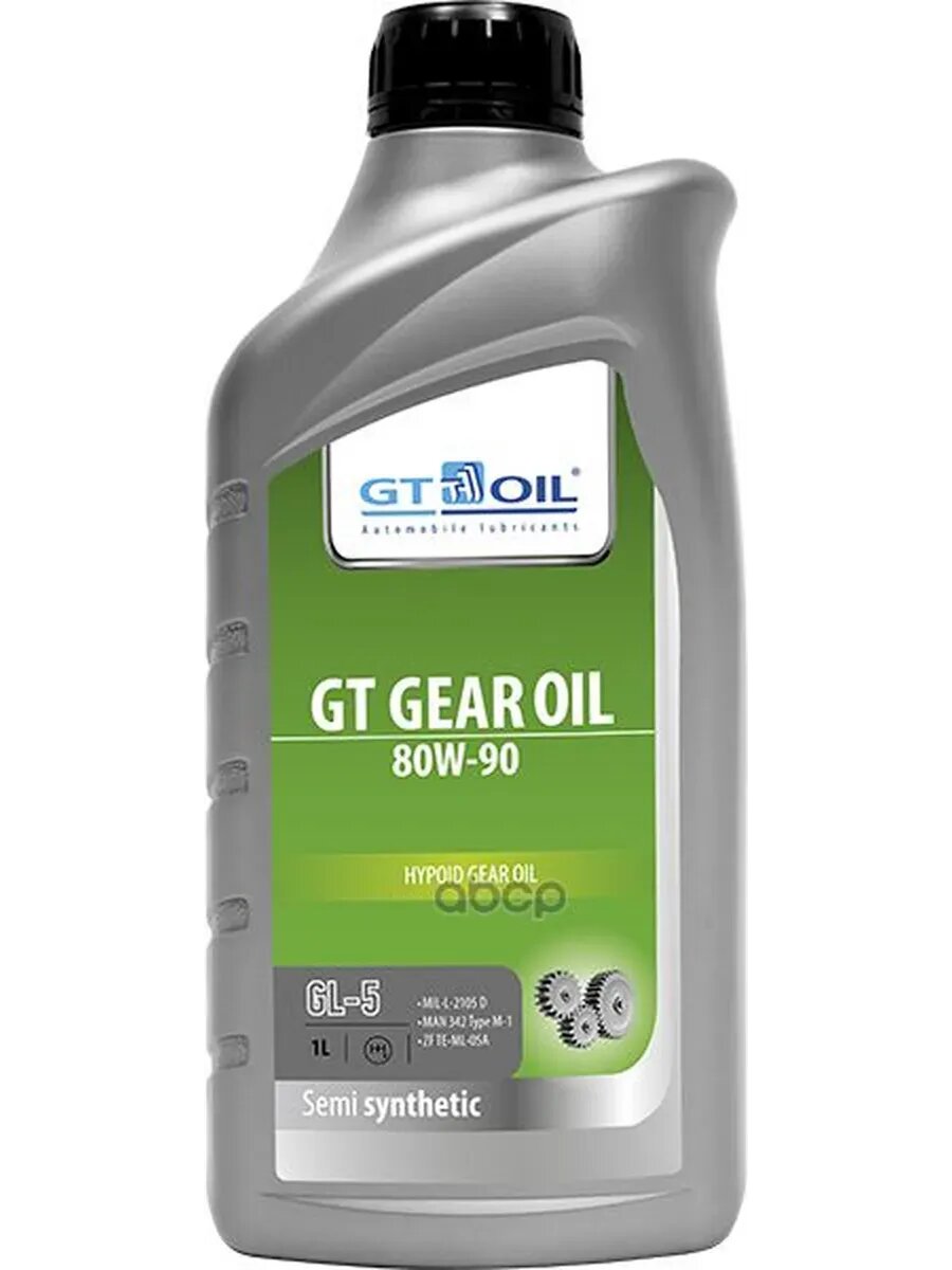 Транс. Gt Gear Oil Sae 80W-90 Api Gl-5 1 Л GT OIL арт. 88090
