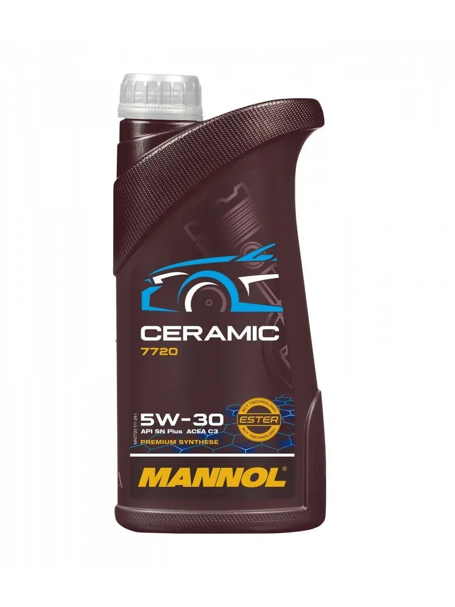 MANNOL 7720 синтетическое Ceramic 5W-30, 1л