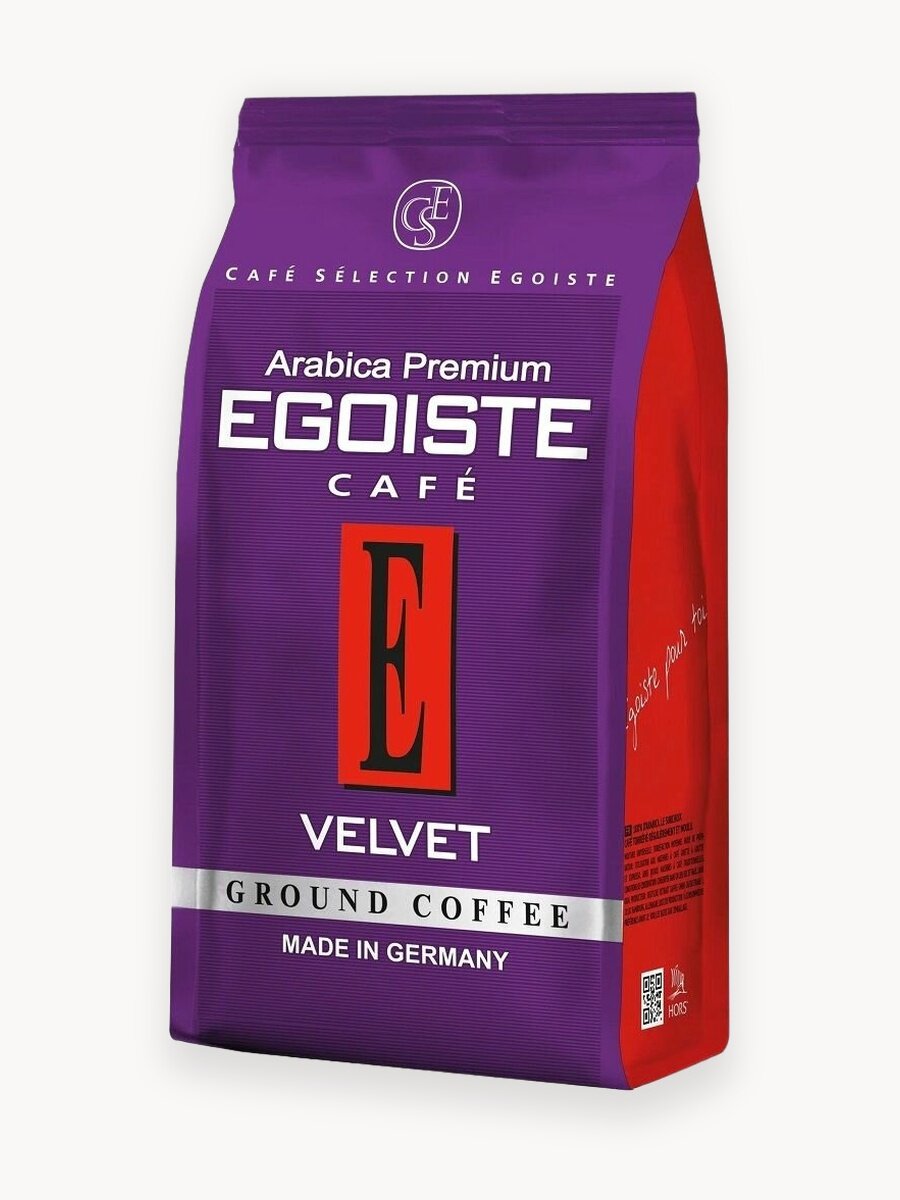 Кофе молотый натуральный Egoiste Velvet 200 гр
