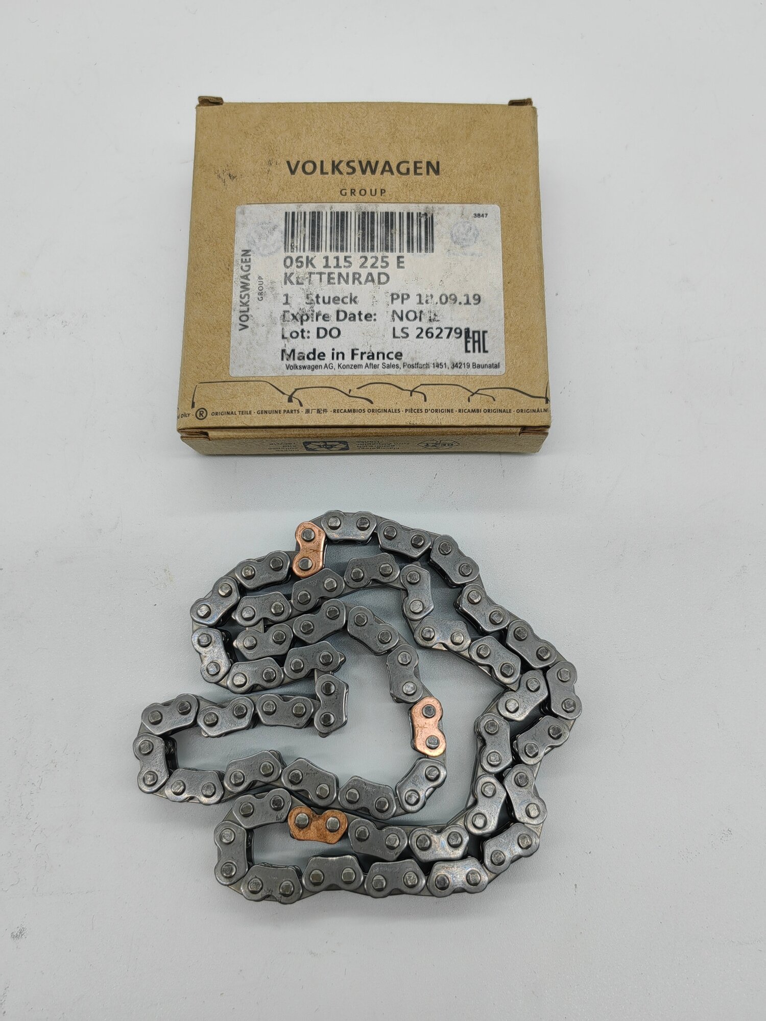 VAG Приводная цепь VAG арт. 06K115225E