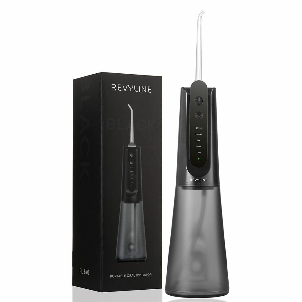 Ирригатор для полости рта портативный Revyline RL 670 Black