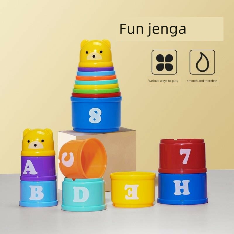 Игра в стекающиеся кольца, 9 шт. для дополнения к игре в кольца