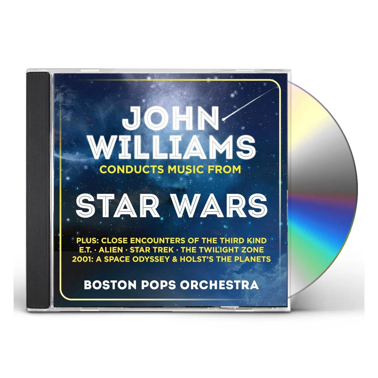 Музыка CD John Williams, Boston Pops Orchestra - John Williams Conducts Music From Star Wars, 2 x CD, Compilation