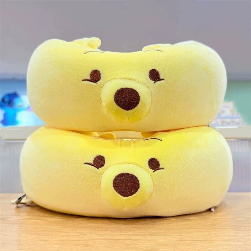 MINISO Disney Winnie the Pooh: мягкая и милая U-образная подушка из плюша с эффектом памяти, приятная для кожи Винни-Пух