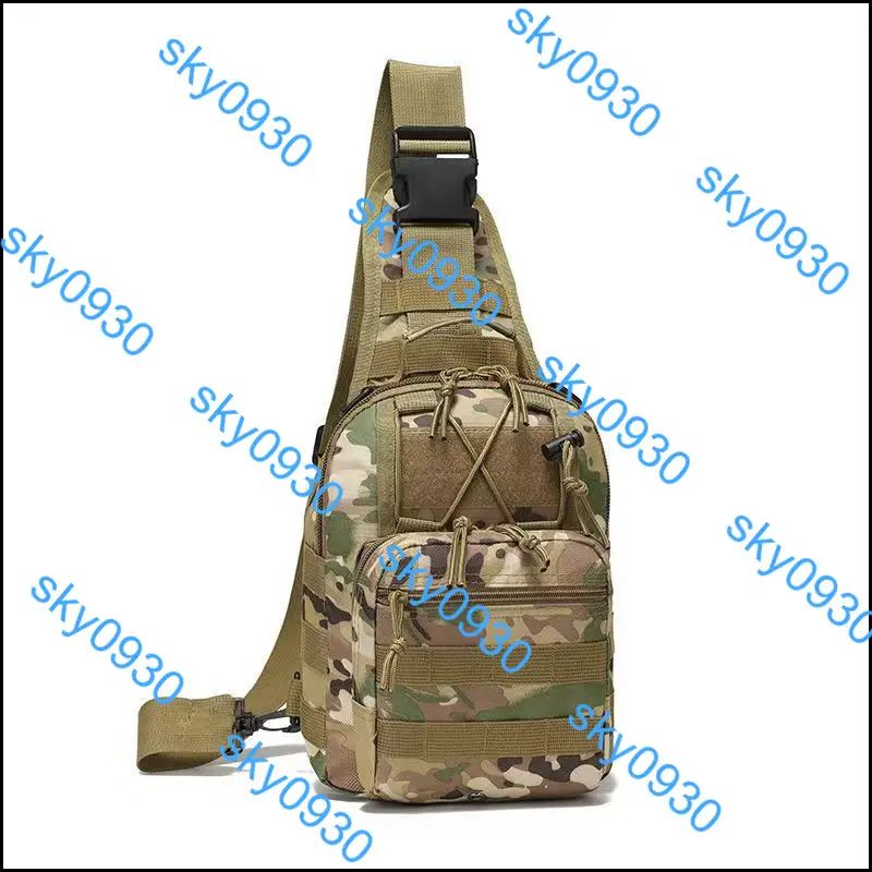 Рюкзак тактический мужской с водоотталкивающей пропиткой, карманом с сеткой и вертушкой, камуфляжный цвет салатовый — фото 1