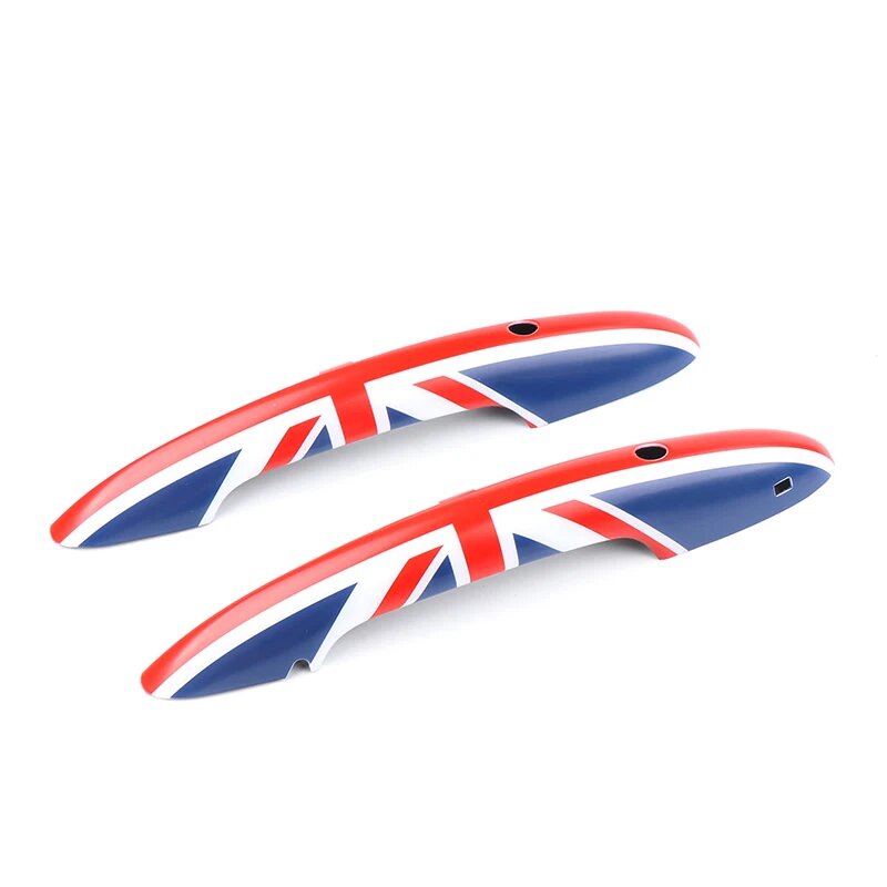 2 Шт. Наклеек На Дверные Ручки MINI Cooper F54 F55 F56 F57 F60, With only Light, Union jack