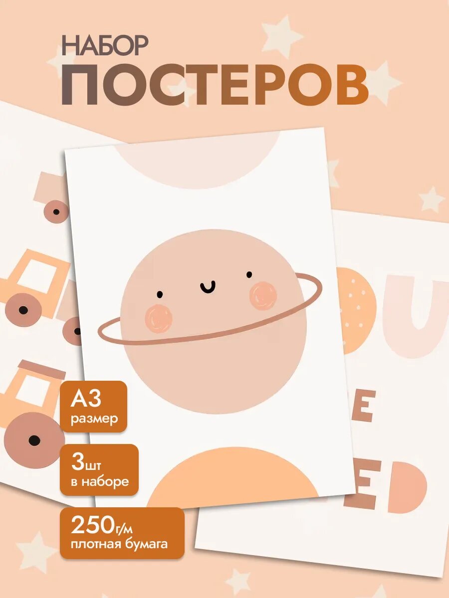 Постеры интерьерные А3 на стену