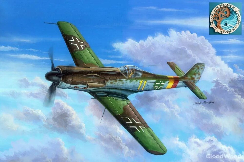 Hobbyboss 81704 1:48 Немецкий перехватчик Ta152C-11 Сборная модель самолета
