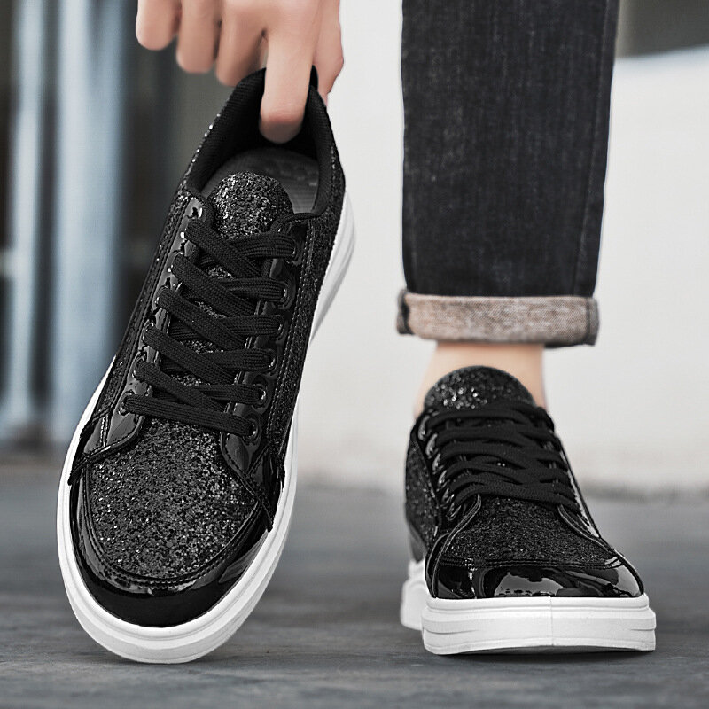 LUO Обувь мужская Летняя для подростков Канвас обувь легкая/2818 black