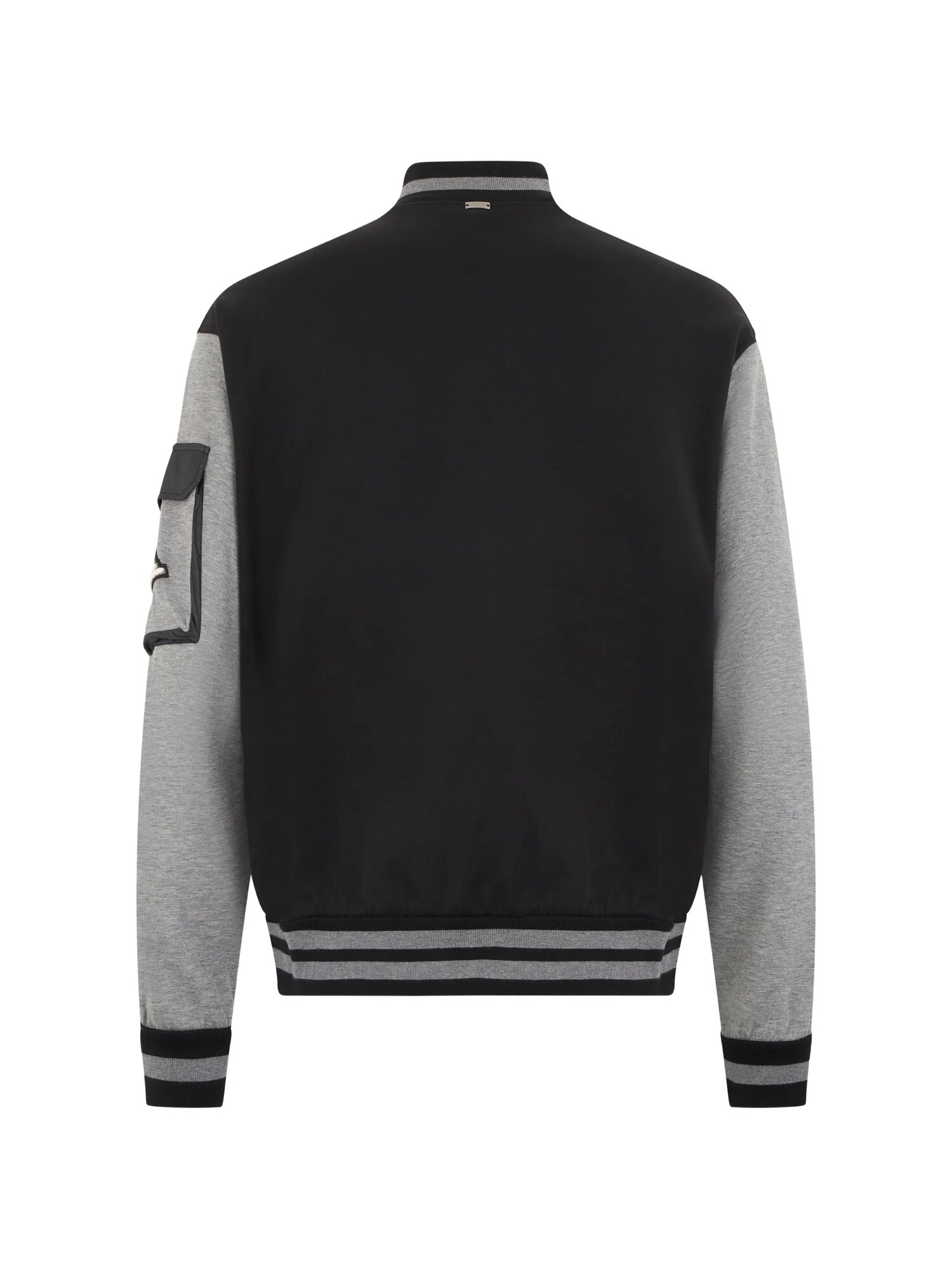 Куртка Herno Sleeve-pocket bomber jacket, размер 52, black/black — фото 1