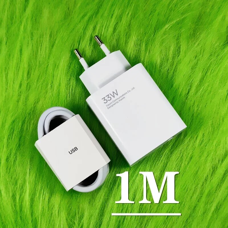 Зарядное устройство Xiaomi 33W EU с кабелем Type-C 1M
