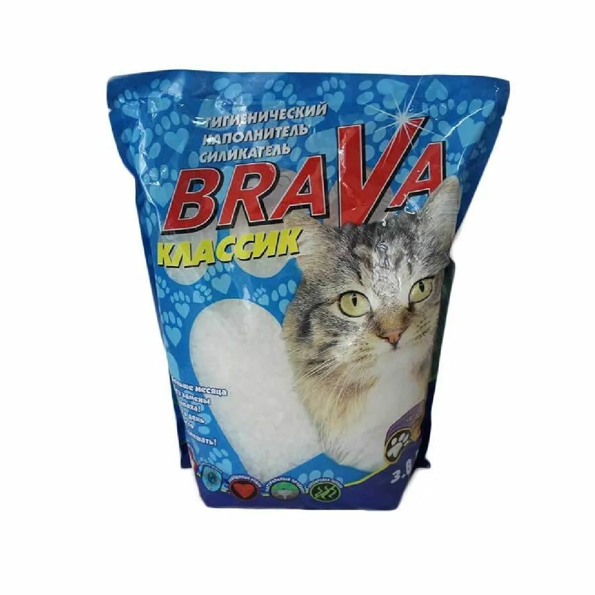 Brava Классик-А Наполнитель силикагелевый 3,8л