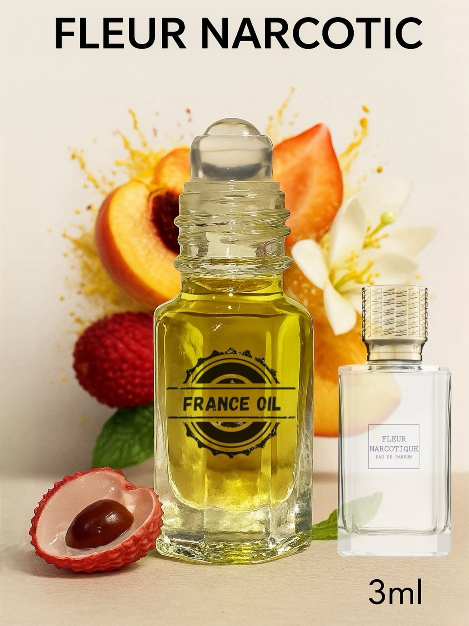 Духи масляные арабские fleur narcotique / флер наркотик унисекс