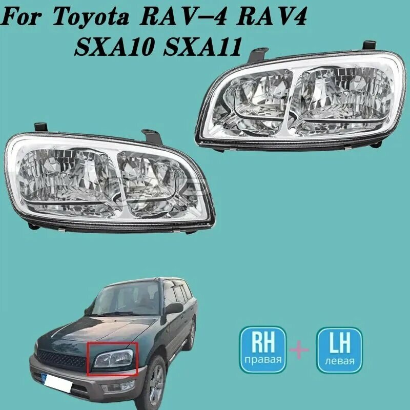 Фары автомобильные, 2 шт, арт. Фара переднего бампера для Toyota RAV-4 RAV4 SXA10 SXA11 1998-2000