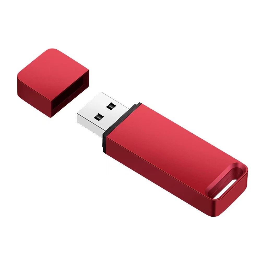 Металлический флэш-накопитель 1 ТБ USB 3.2 Red 1TB. высокоскоростная передача