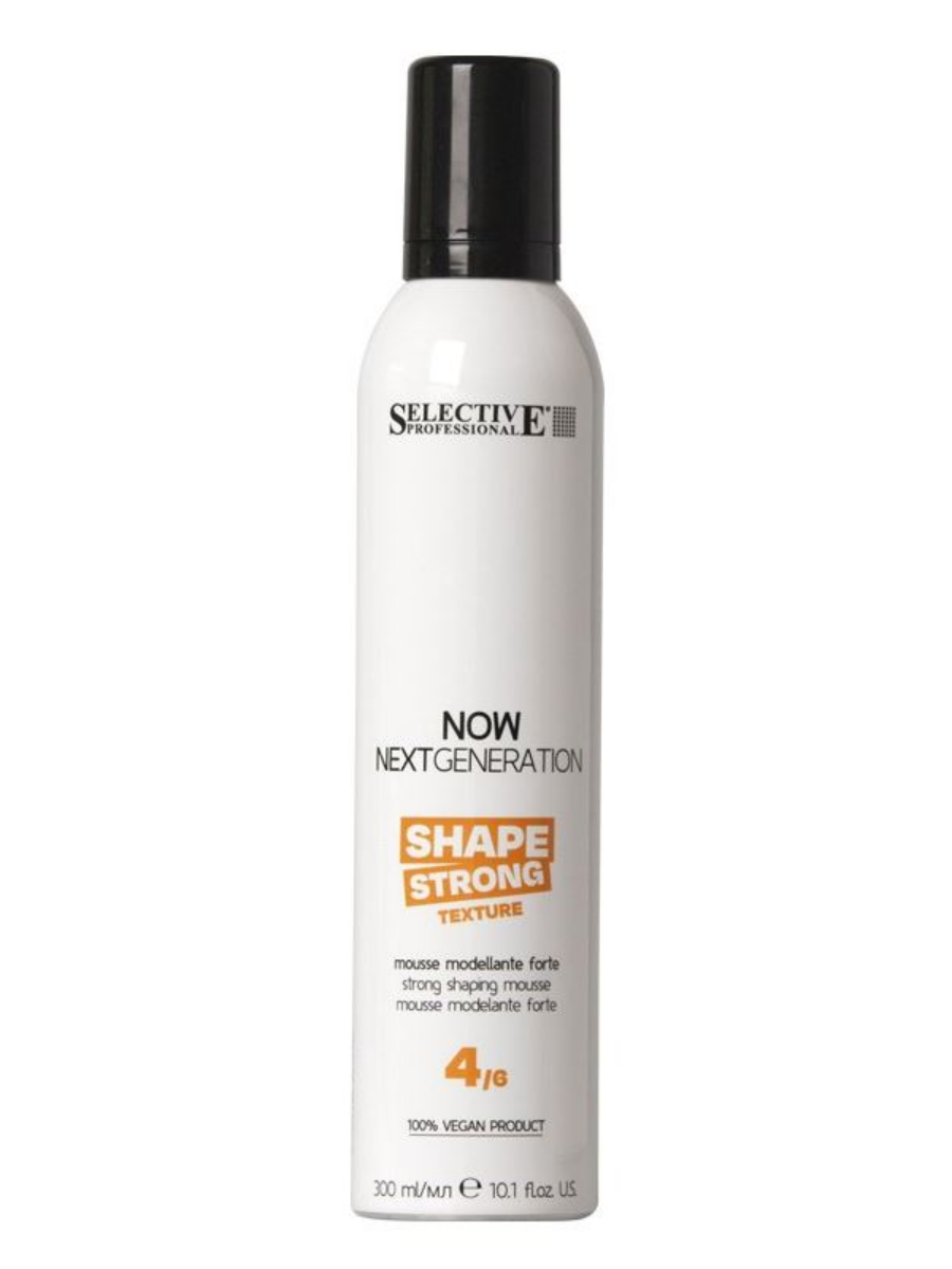 Мусс Selective Professional Now Next Generation Texture Shape Strong Mousse, Моделирующий сильной фиксации, 300 мл